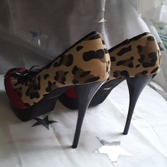 Dots | Shoes | Sexy Leopard Print Heels Sz 9 | Poshmark